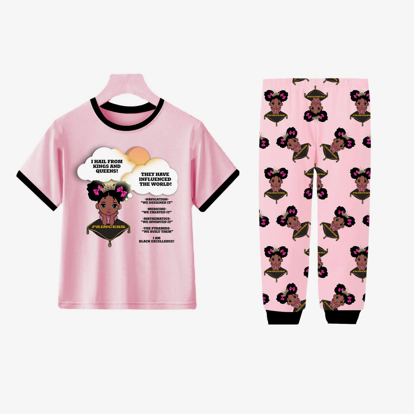 Little Queens PJs - Child – PJs For the Culture